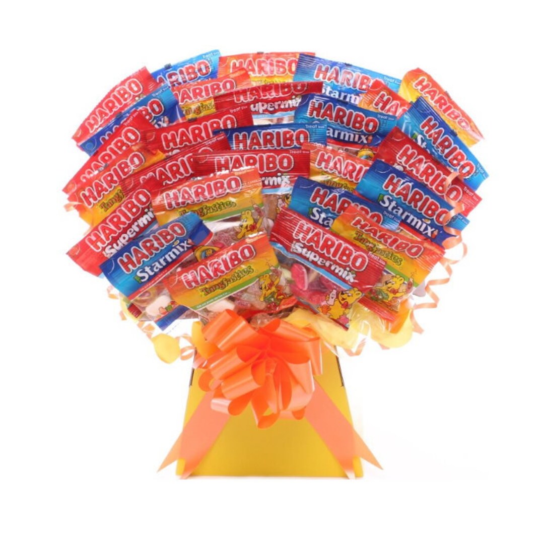 Haribo Sweet Bouquet, Large Sweet Bouquet, Sweet Bouquet for Kids ...