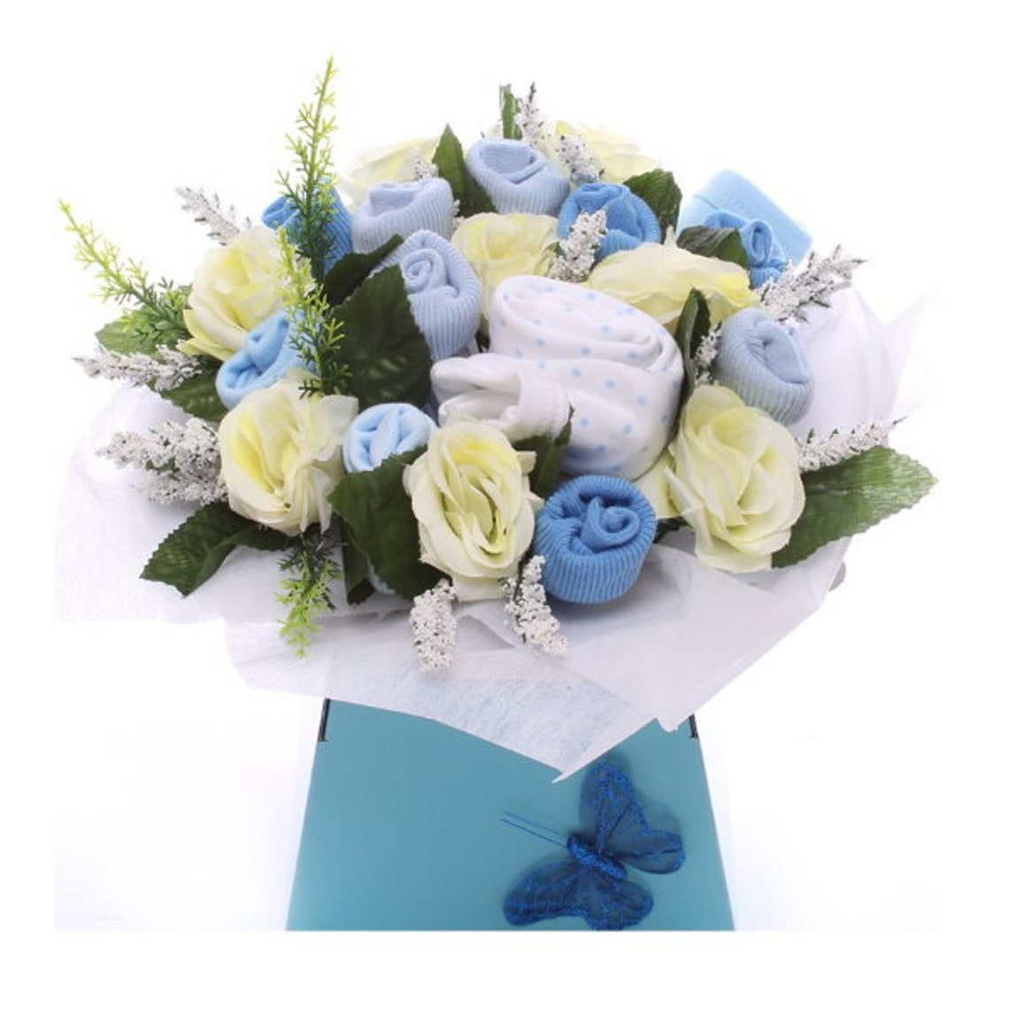 Baby Bouquet Baby Boy Gift. Baby Clothing Bouquet Baby Shower - Etsy