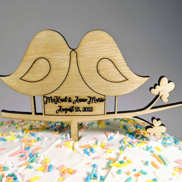 Bird Cake Toppers - Etsy