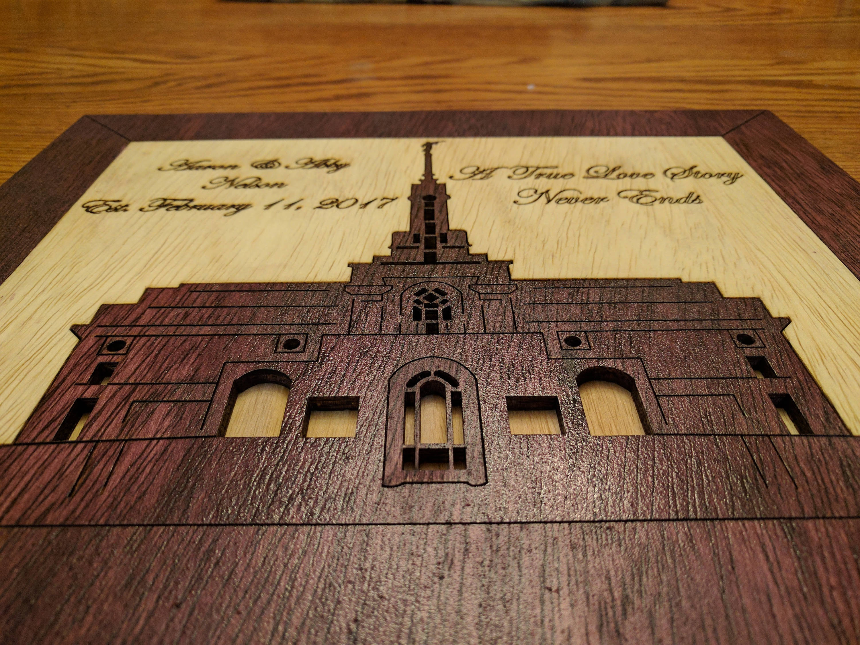 Custom LDS Temple Sign - Etsy