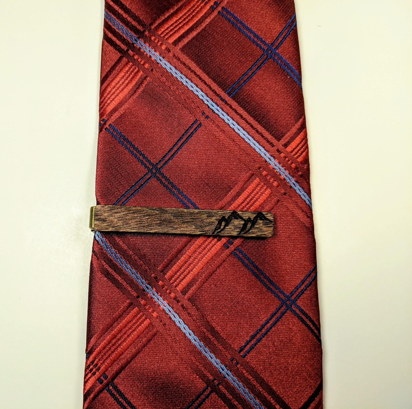 Custom Wooden Tie Bar - Etsy