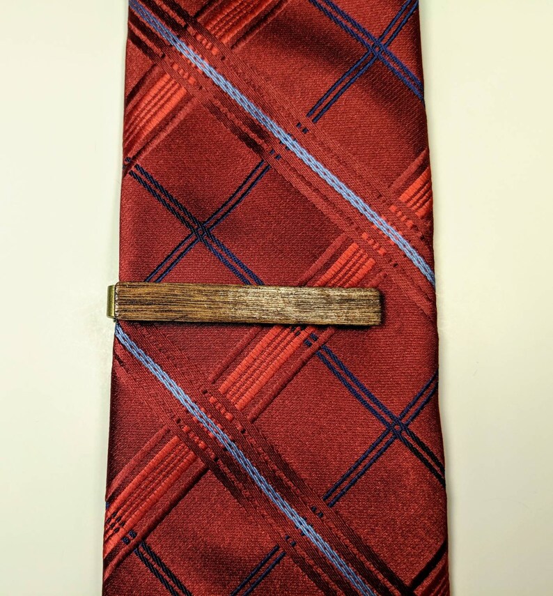 Custom Wooden Tie Bar - Etsy