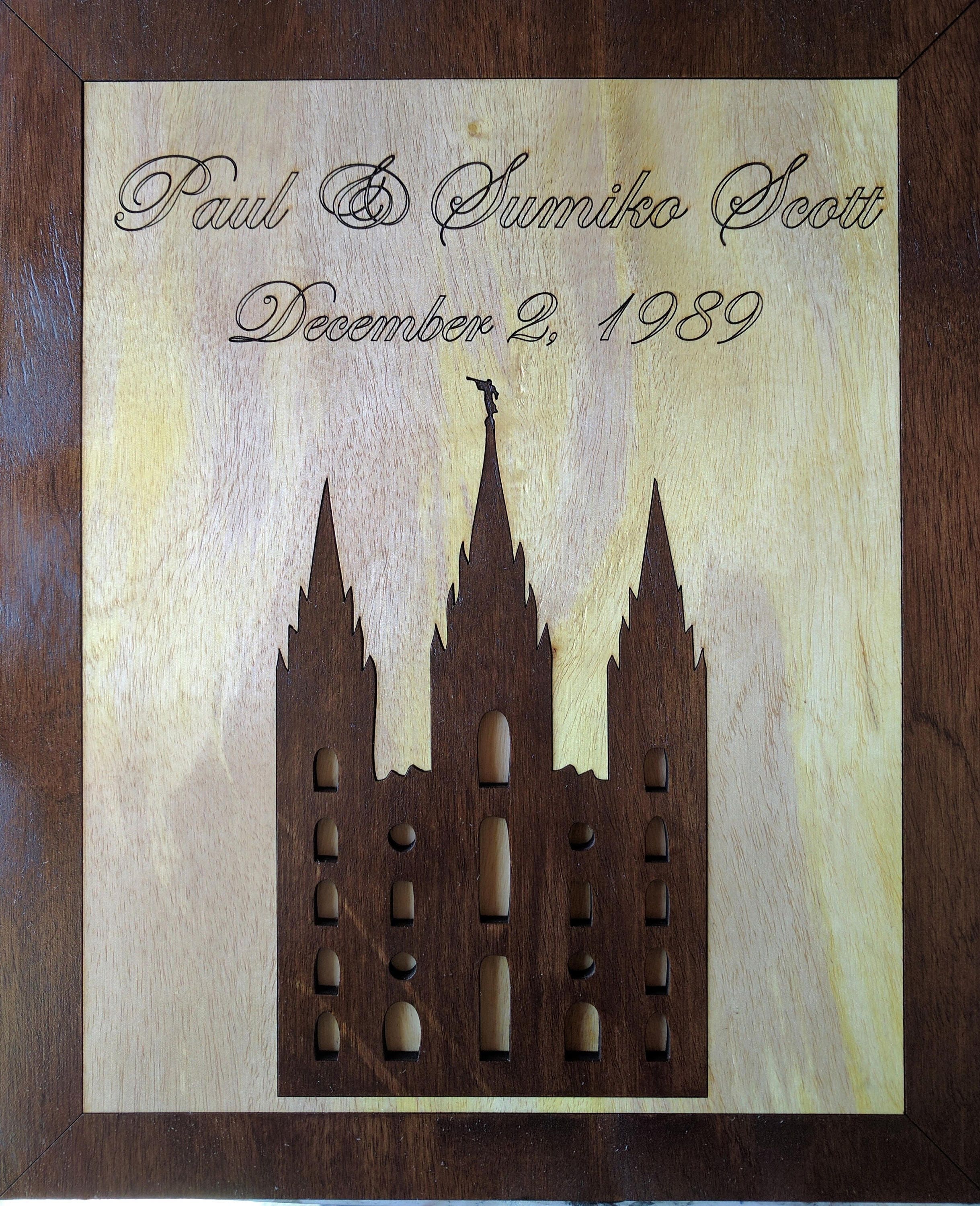 Custom LDS Temple Sign - Etsy