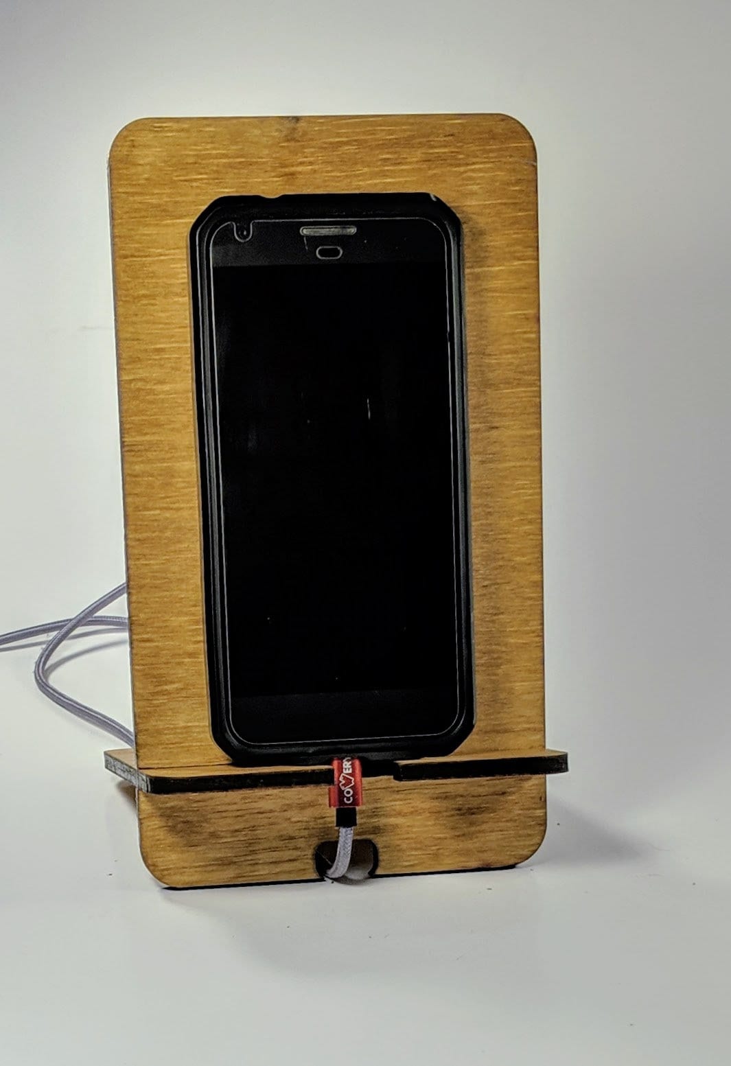 Compact Wood Phone Stand - Etsy