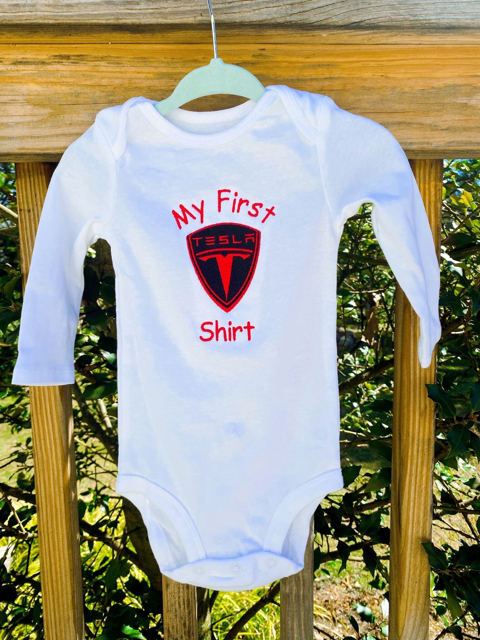 My First Tesla Shirt Onesie, Newborn Gift,baby Shower Gift,custom ...