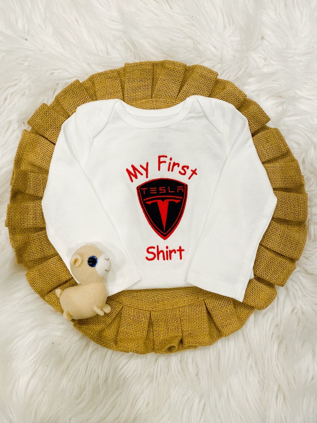 My First Tesla Shirt Onesie, Newborn Gift,baby Shower Gift,custom ...