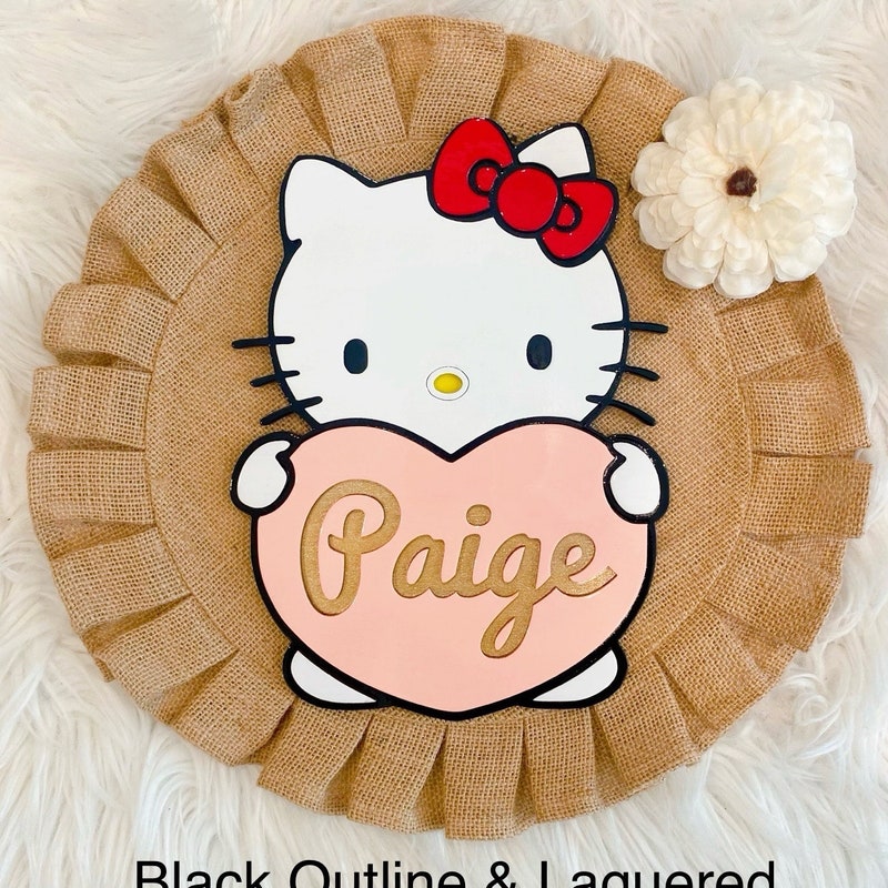 Hello Kittys Sign - Etsy