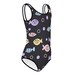 Colorful Fish Swimsuit/ Girls Fish Bathing Suit/ Neon Fish One-piece ...