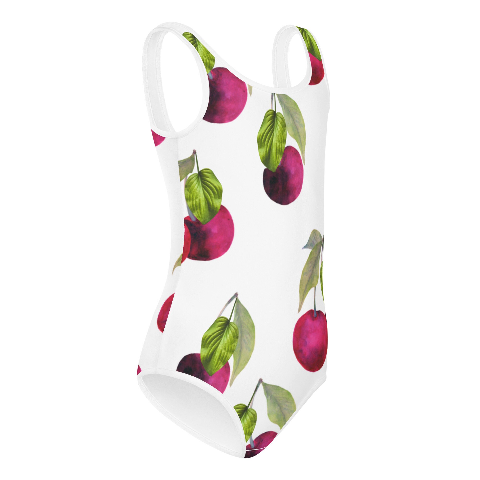 Girls Cherry Swimsuit/ Toddler Cherry Bathing Suit/ Cherry One - Etsy