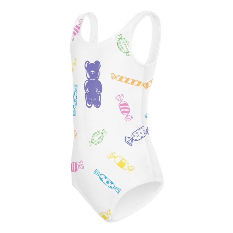 Girls Gummy Bear Bathing Suit/ Toddler Candy Swimsuit/ Yummy One Piece ...