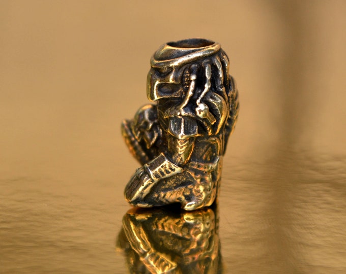 Predator Bead Brass Paracord Bead Knife Lanyard Bead EDC - Etsy