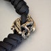 Paracord Bracelet With Predator Alien Brass Clasp Gift for - Etsy