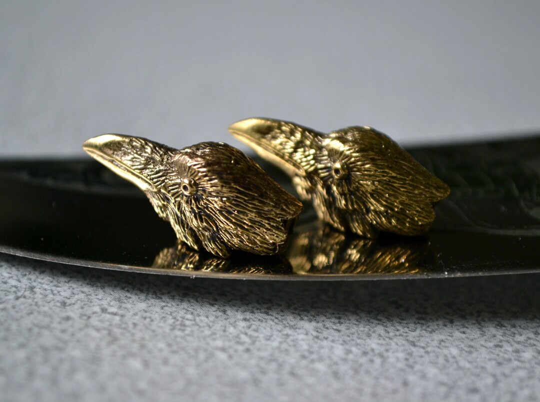 Brass Raven End Caps (2 Pcs): Paracord & Leather Cord Jewelry - Etsy