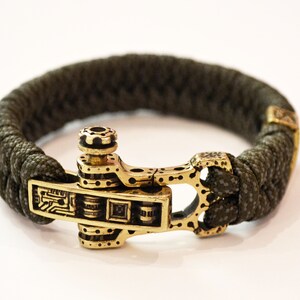 Brass Shackle, Clasp for Paracord Bracelet, Supply for Bracelet, Brass ...