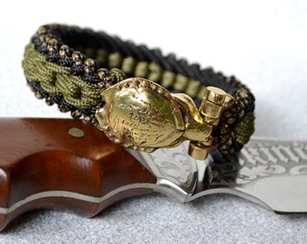 Predator Bracelet Paracord Braided Men Bracelet Gift for | Etsy