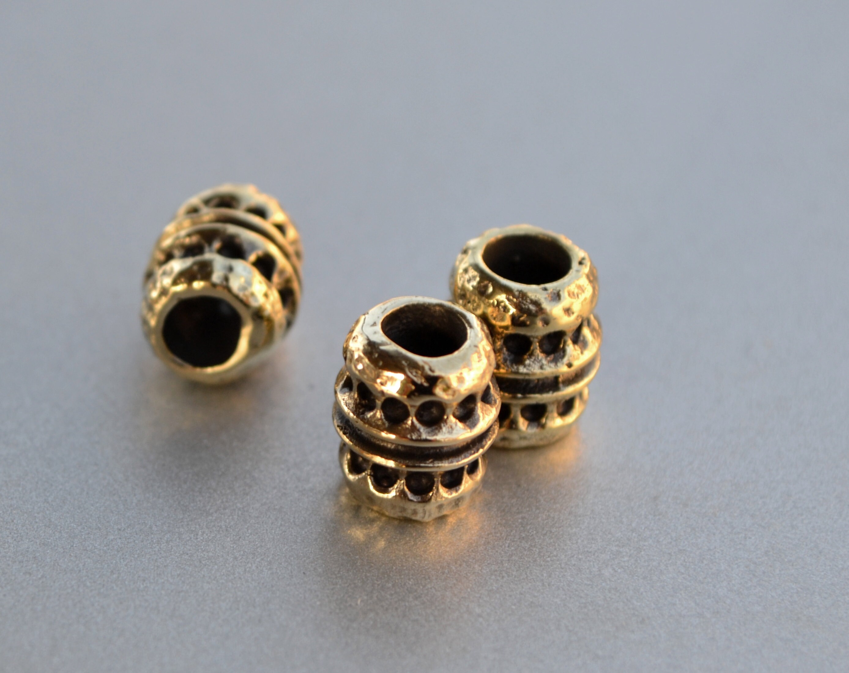 Brass Bead, Paracord EDC Bead, Knife Lanyard Bead, Supply for Bracelets ...