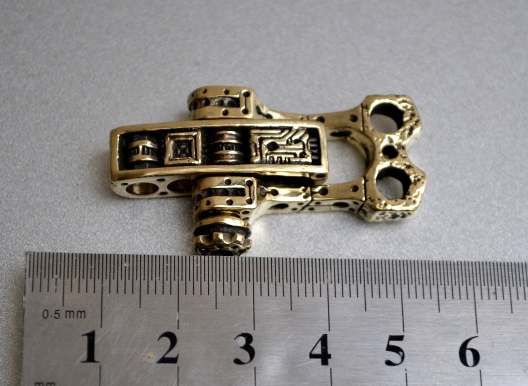 Brass Shackle, Clasp for Paracord Bracelet, Supply for Bracelet, Brass ...