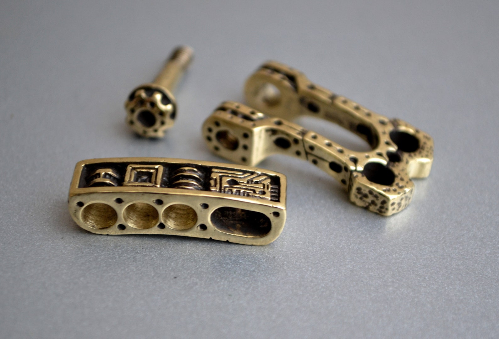 Brass Shackle, Clasp for Paracord Bracelet, Supply for Bracelet, Brass ...