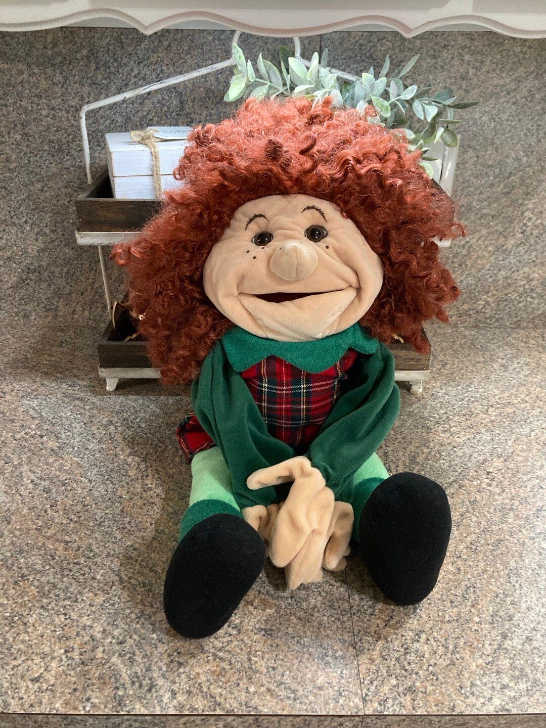 Folkmanis Folktales Curly Redhead Girl Ventriloquist Muppet Puppet - Etsy