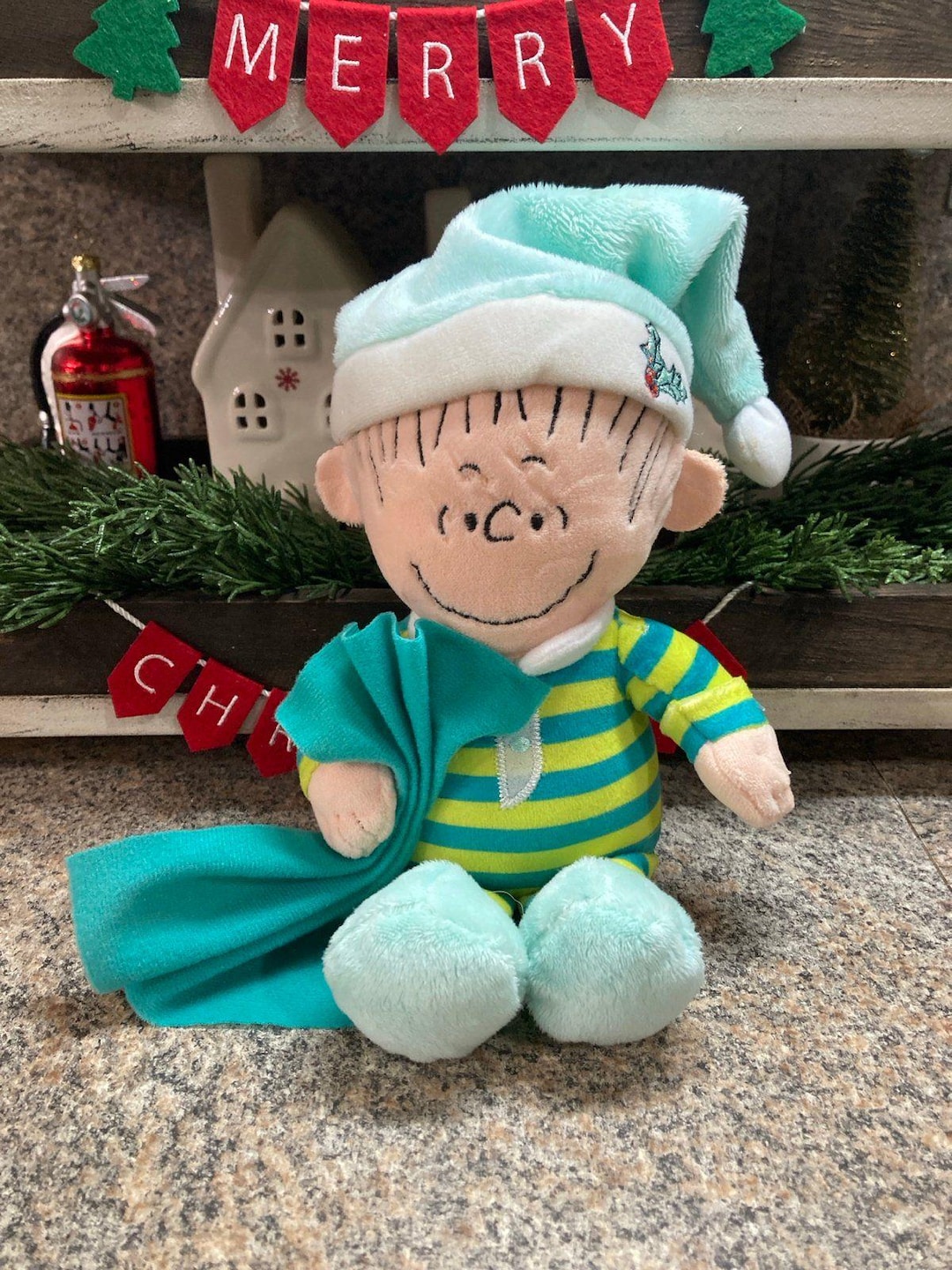 Peanuts Linus Christmas Bedtime Plush - Etsy