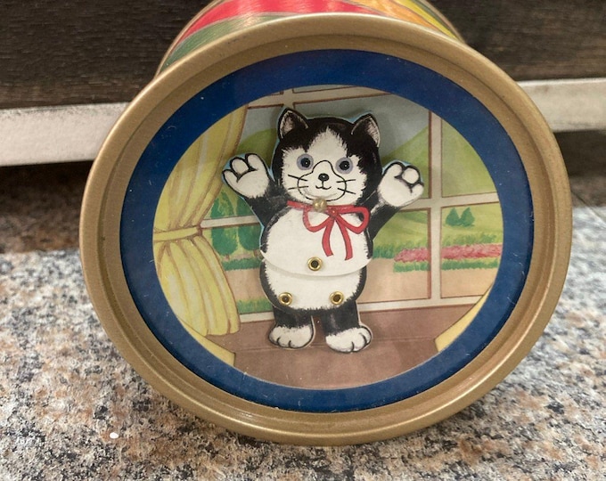 Vintage Otagari Dancing Cat Music Box Flash Dance Song - Etsy