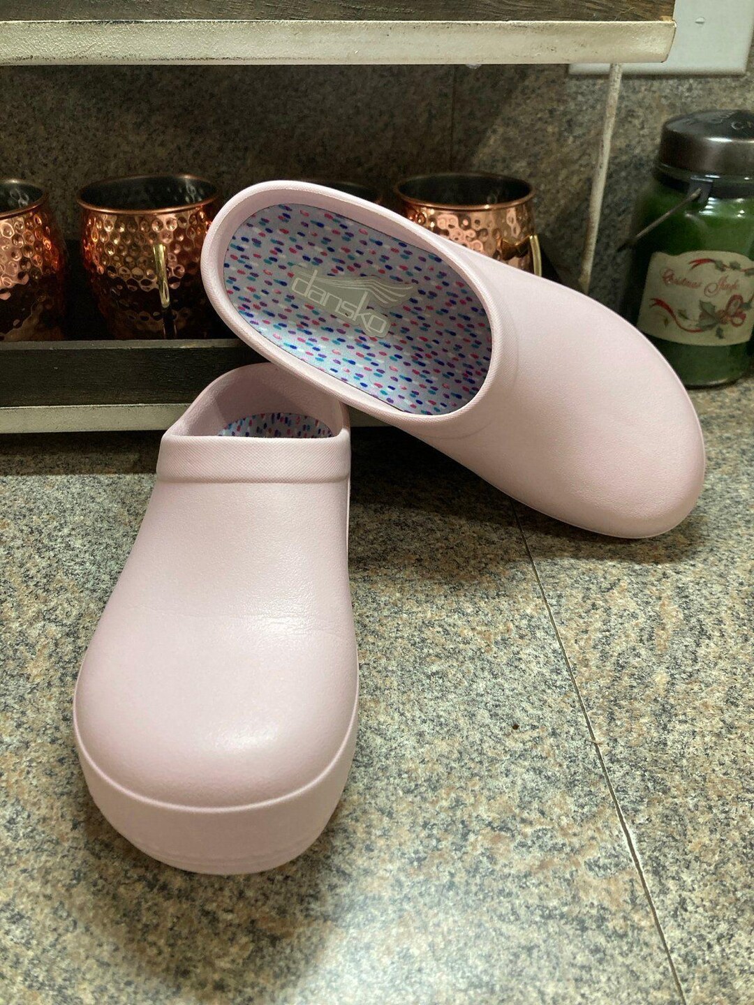 Dansko Kaci Pink Molded Clogs Mules Womens 8.5 - Etsy