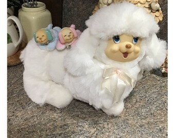 White Poodle Plush | Etsy