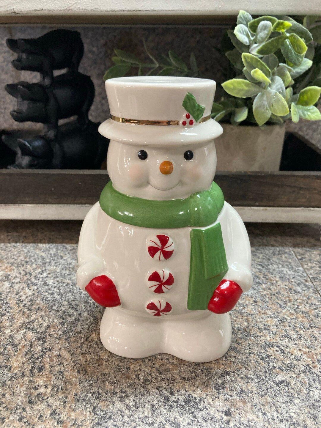 7 Oneida Entertain 365 Merry and Bright Snowman Treat Candy Jar - Etsy