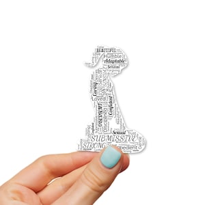 Sticker Submissive Word Art Stickers - Etsy