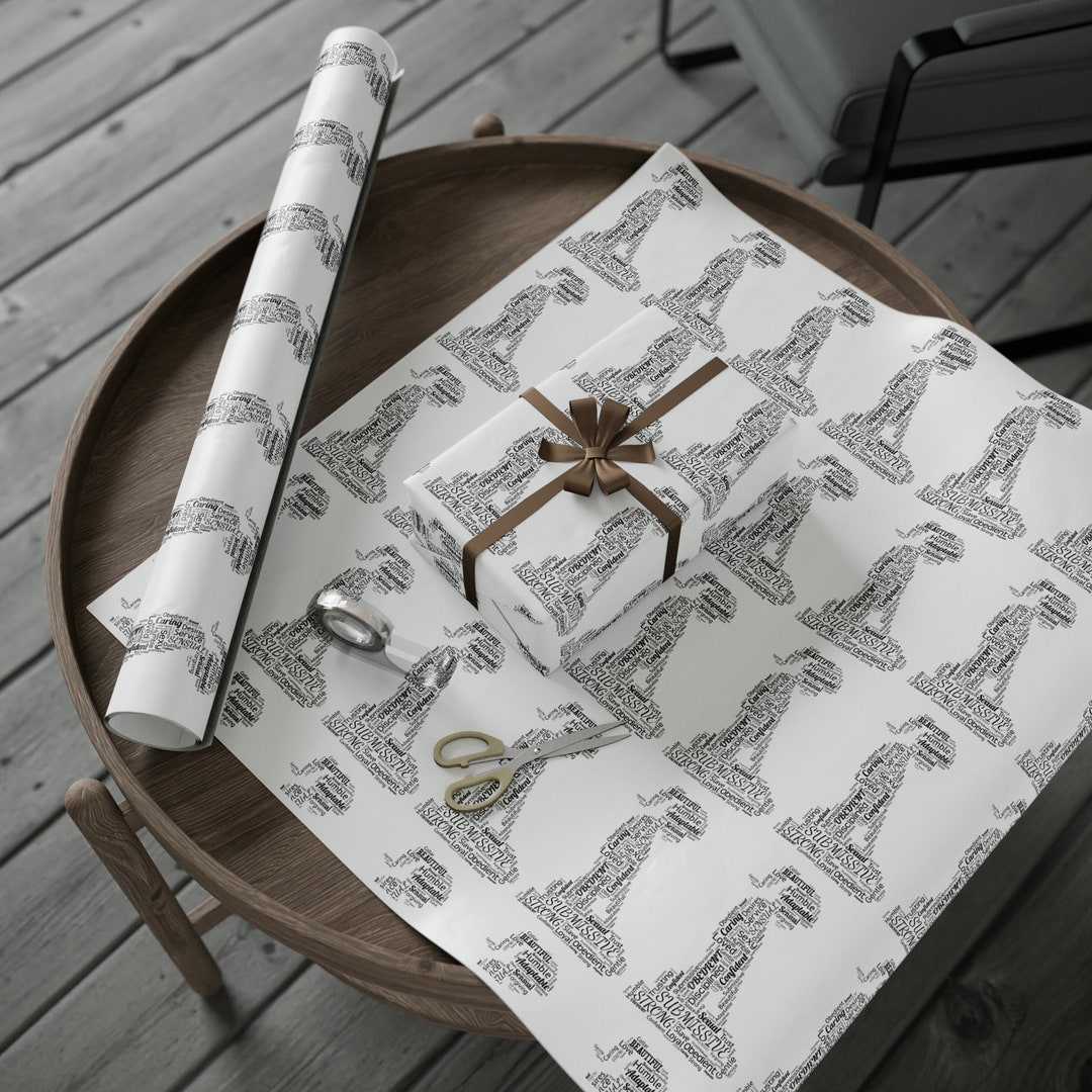 Submissive Gift Wrapping Paper Adult Gift Wrap - Etsy