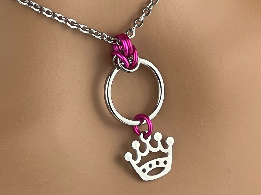 Princess Crown Submissive Collar - Custom Color - Etsy