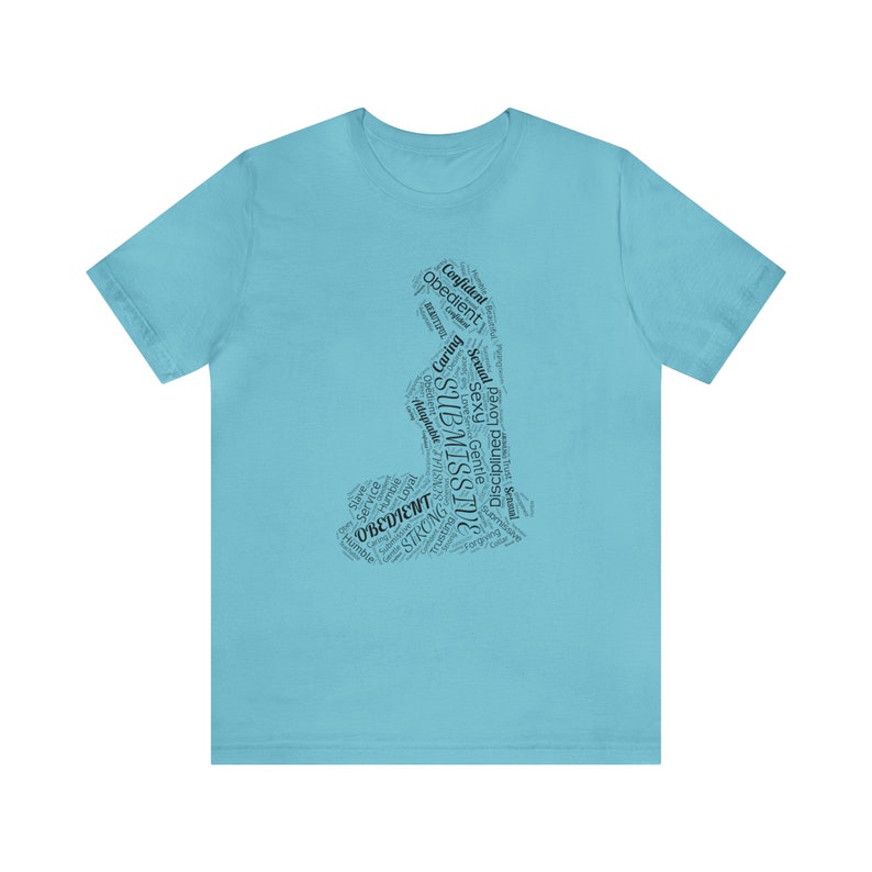 Submissive T-shirt Kneeling Sub Word Art Shirt - Etsy