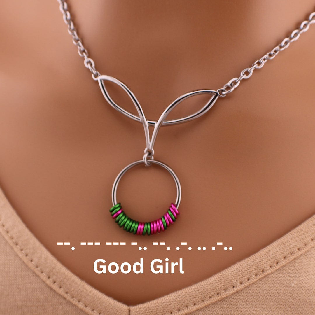 Morse Code Celtic O Ring Day Collar - Etsy