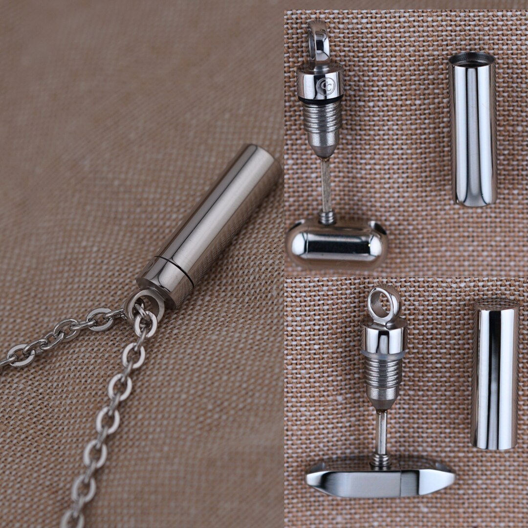 Hex Day Collar Key Necklace Locking Clasp Key Captive Lock Pill Lock ...