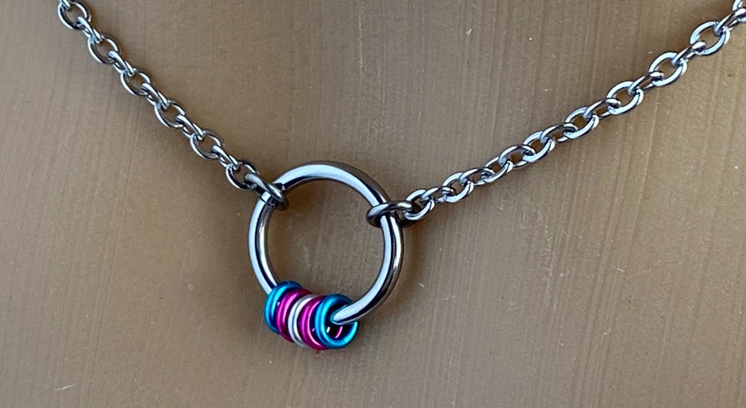 Transgender Pride Necklace 24/7 Wear Non Tarnish LGBTQ Trans Pendant - Etsy