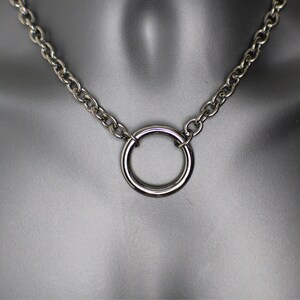 BDSM O Ring Sub Collar - Eternity Necklace - Etsy