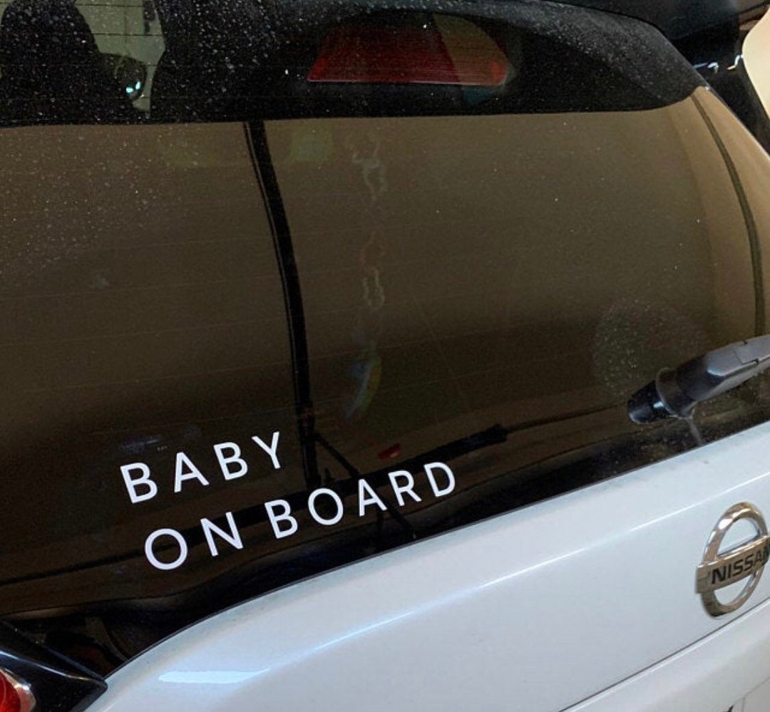 Baby on Board Car Decal Vinyl Bumper Sticker Vinyl Car Sticker Bumper ...