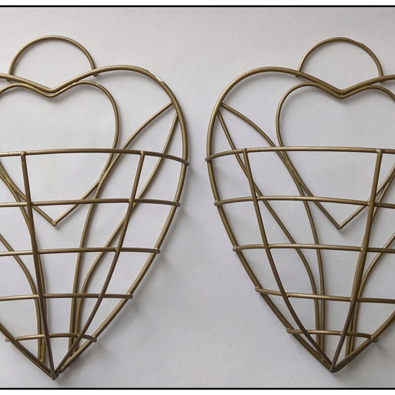 Wire Heart Basket - Etsy