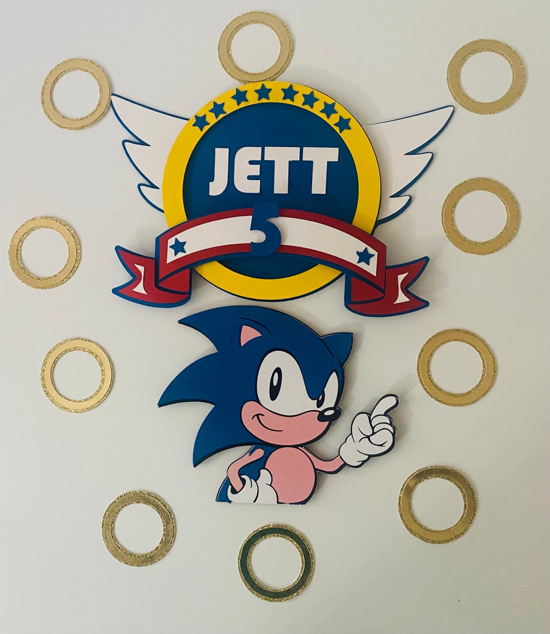 Sonic Cake Decorating Kit Sonic Cake Decorationswing Cake Decorations