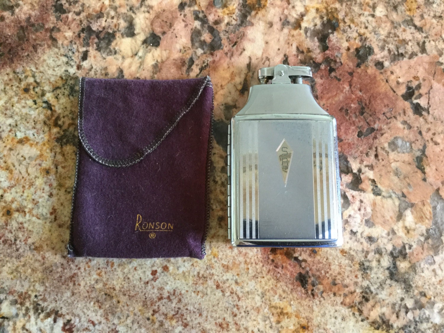 VINTAGE Ronson Mastercase, Lighter and Cigarette Case. - Etsy