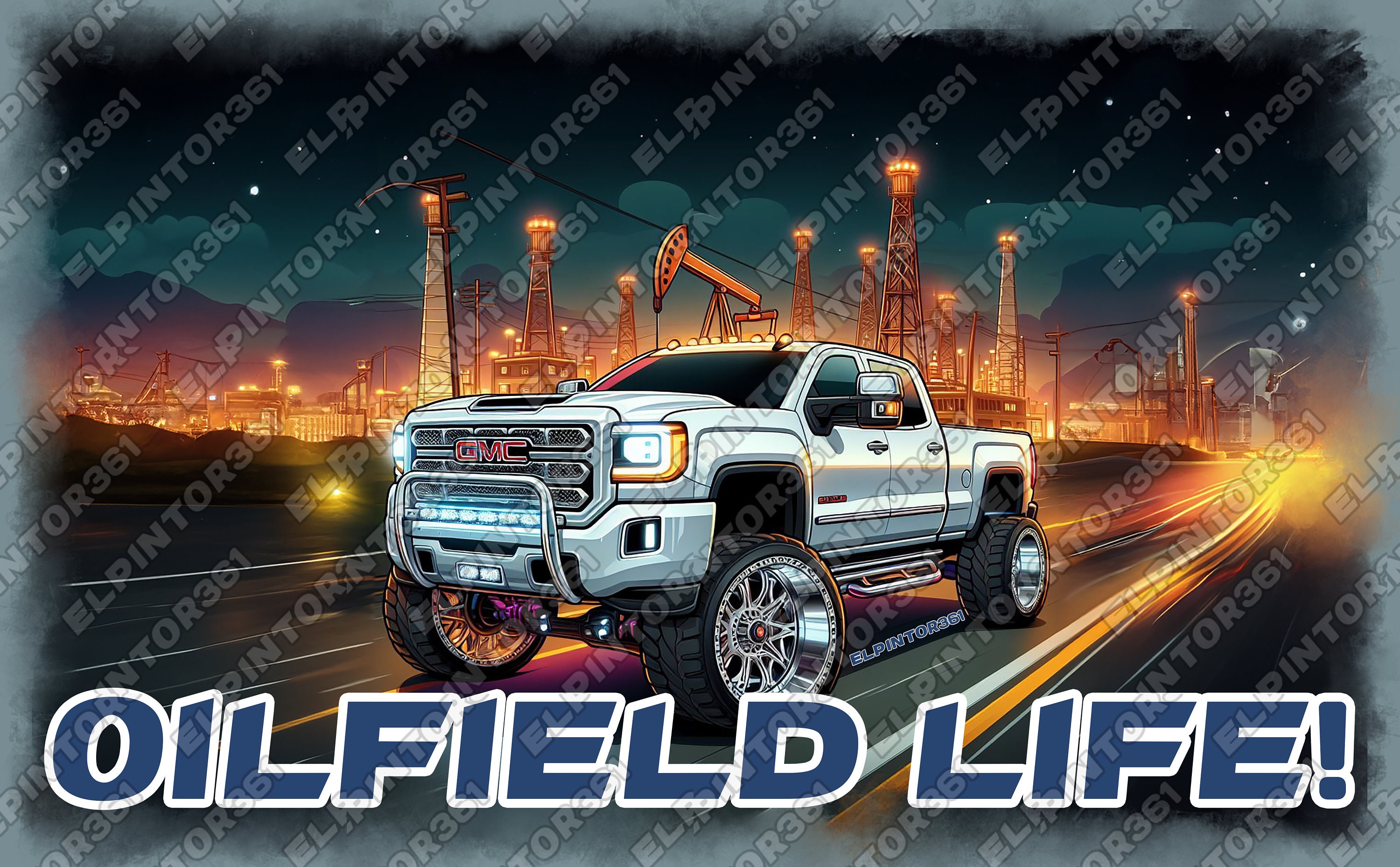 Oil Field Life Png GMC 3500HD Drilling Rig Png Oilfield Png West Texas ...