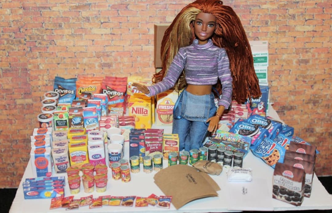 1/6 Scale Barbie Doll Grocery Store Lot 1:6 Fashion Doll Food - Etsy