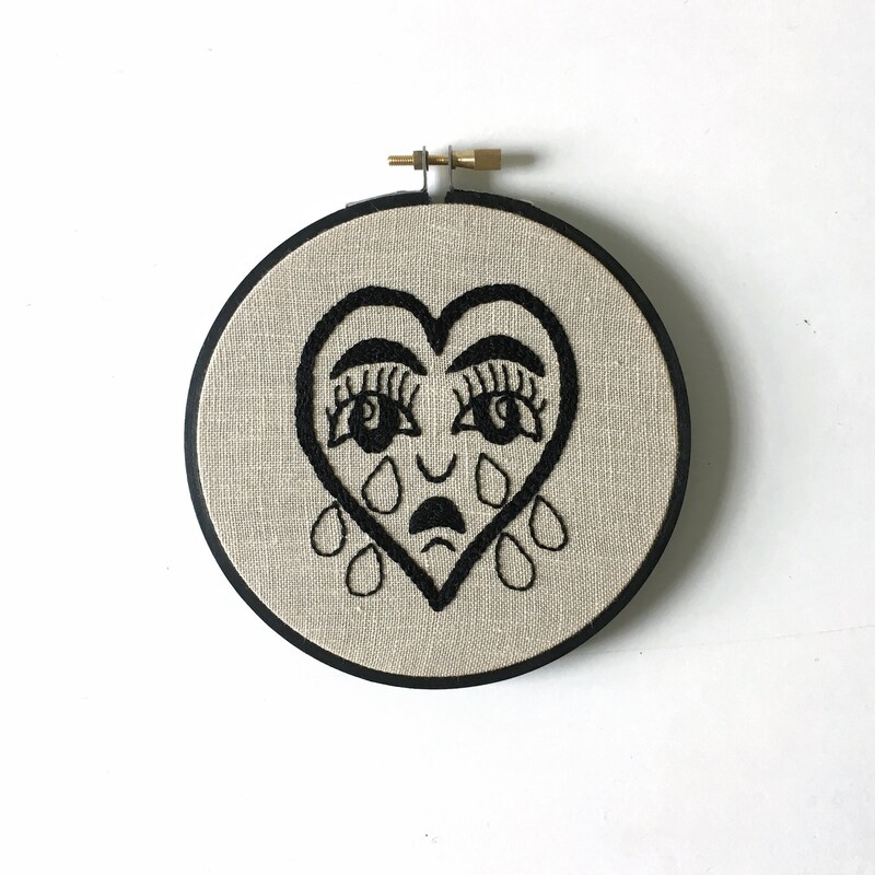 Crying Heart - Etsy