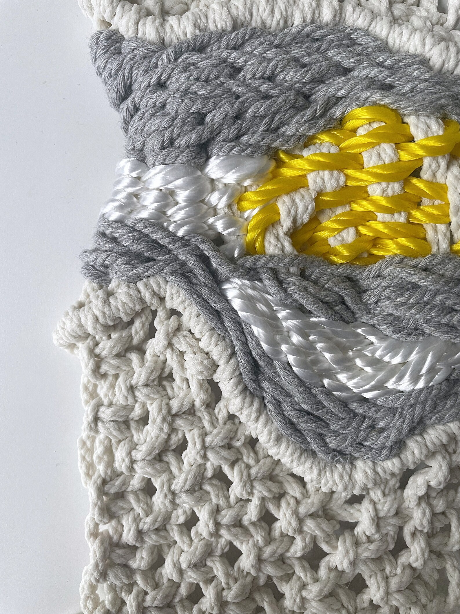 Sunny Macramé Macraweave Wall Hanging Abstract - Etsy