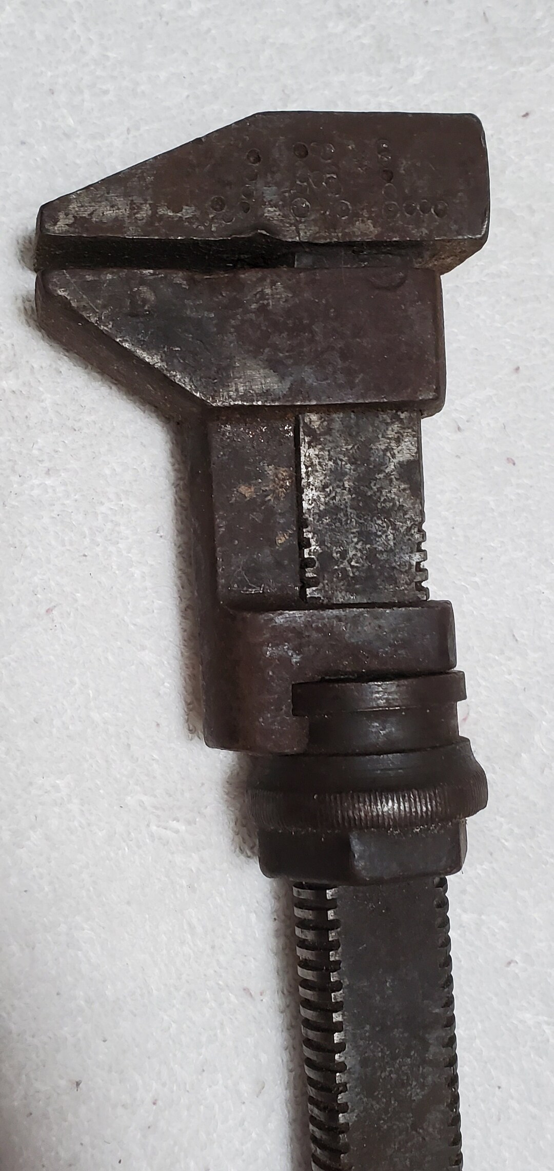 Antique 1920's Pipe Wrench, Notice the Hammer Side of the Wrench. at 3 ...