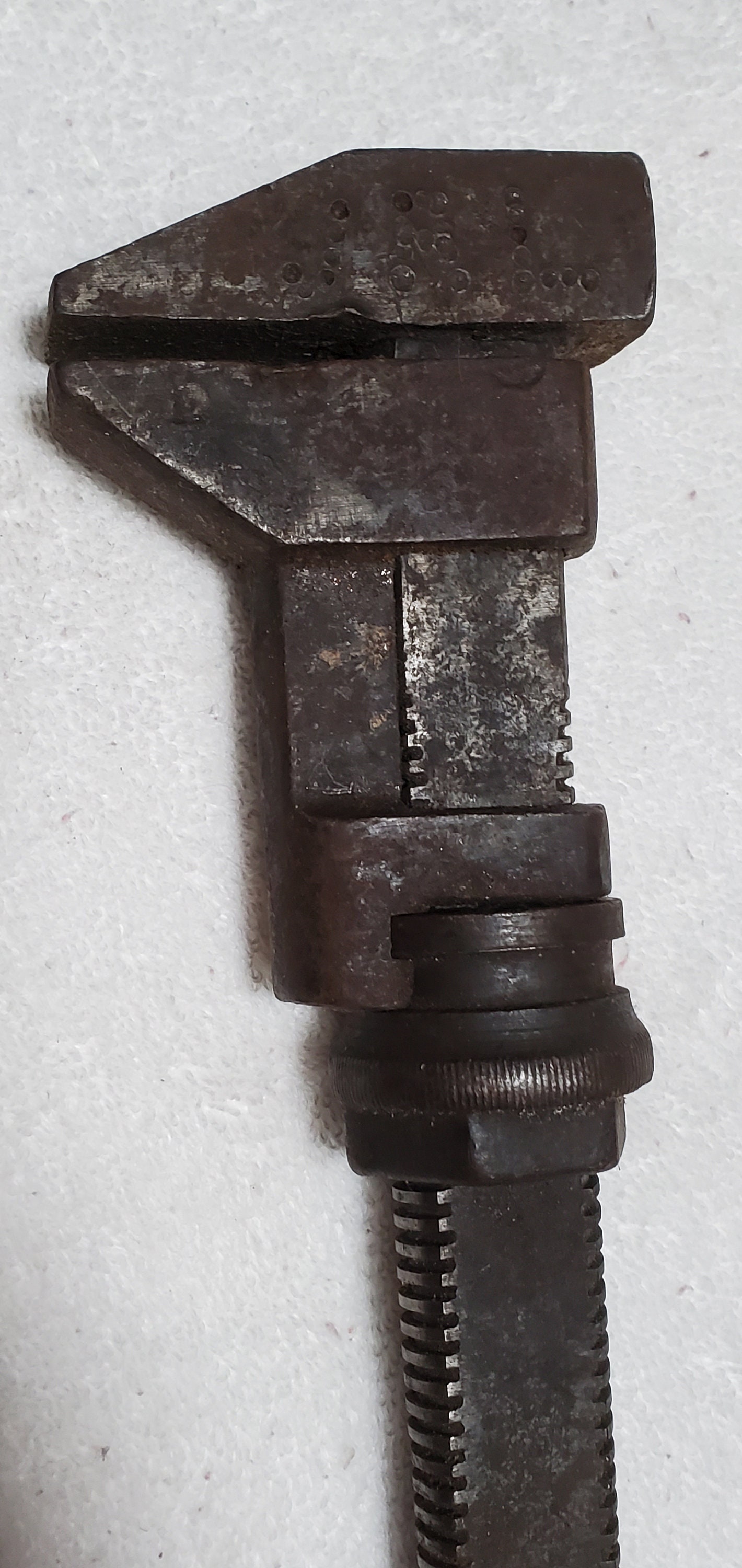 Antique 1920's Pipe Wrench, Notice the Hammer Side of the Wrench. at 3 ...