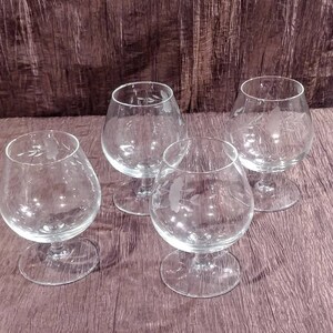 Set of 4 Princess House Heritage Crystal Brandy Snifter Glasses - Etsy