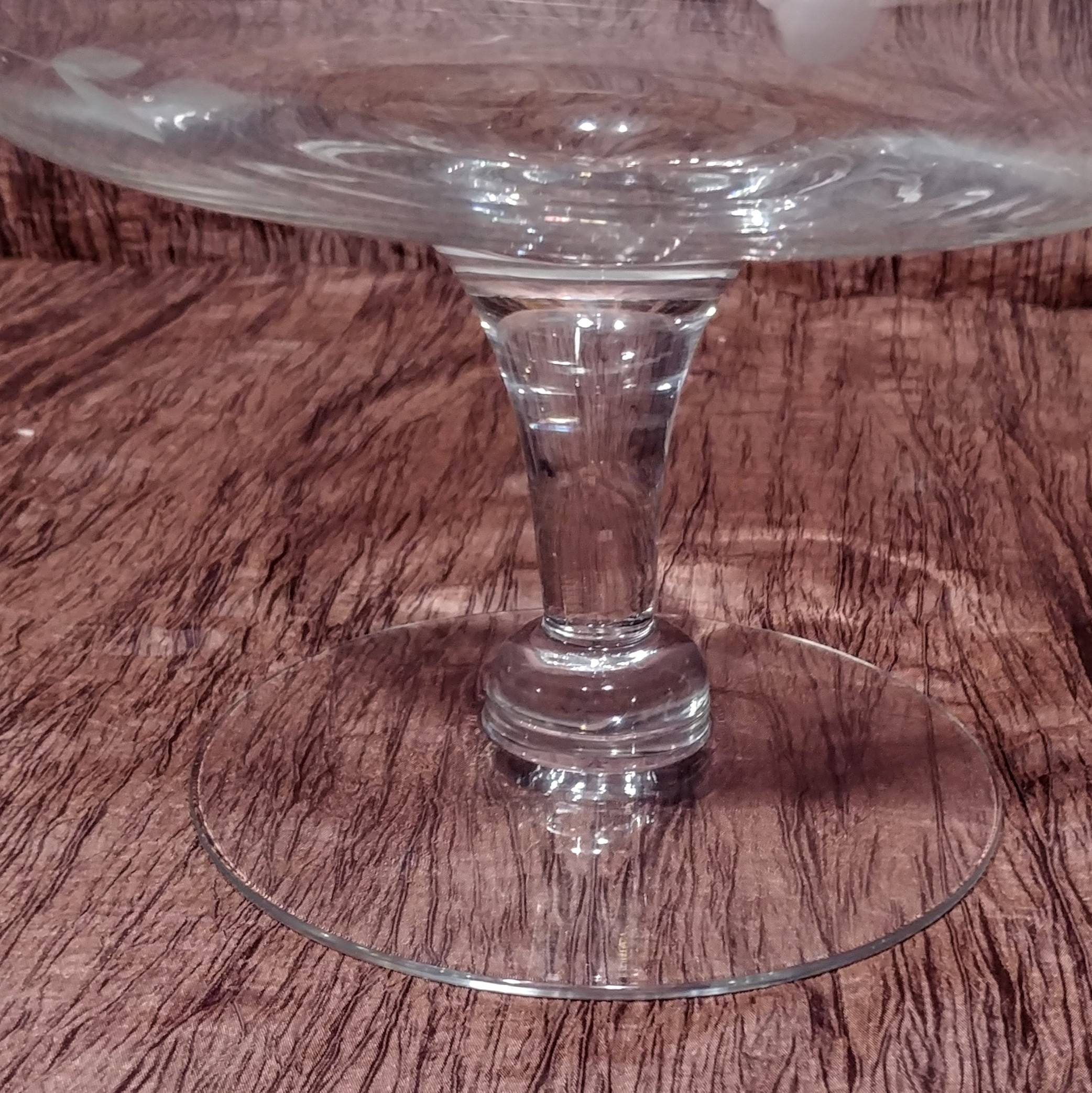 Princess House Heritage Crystal Footed Centerpiece Bowl Flare - Etsy