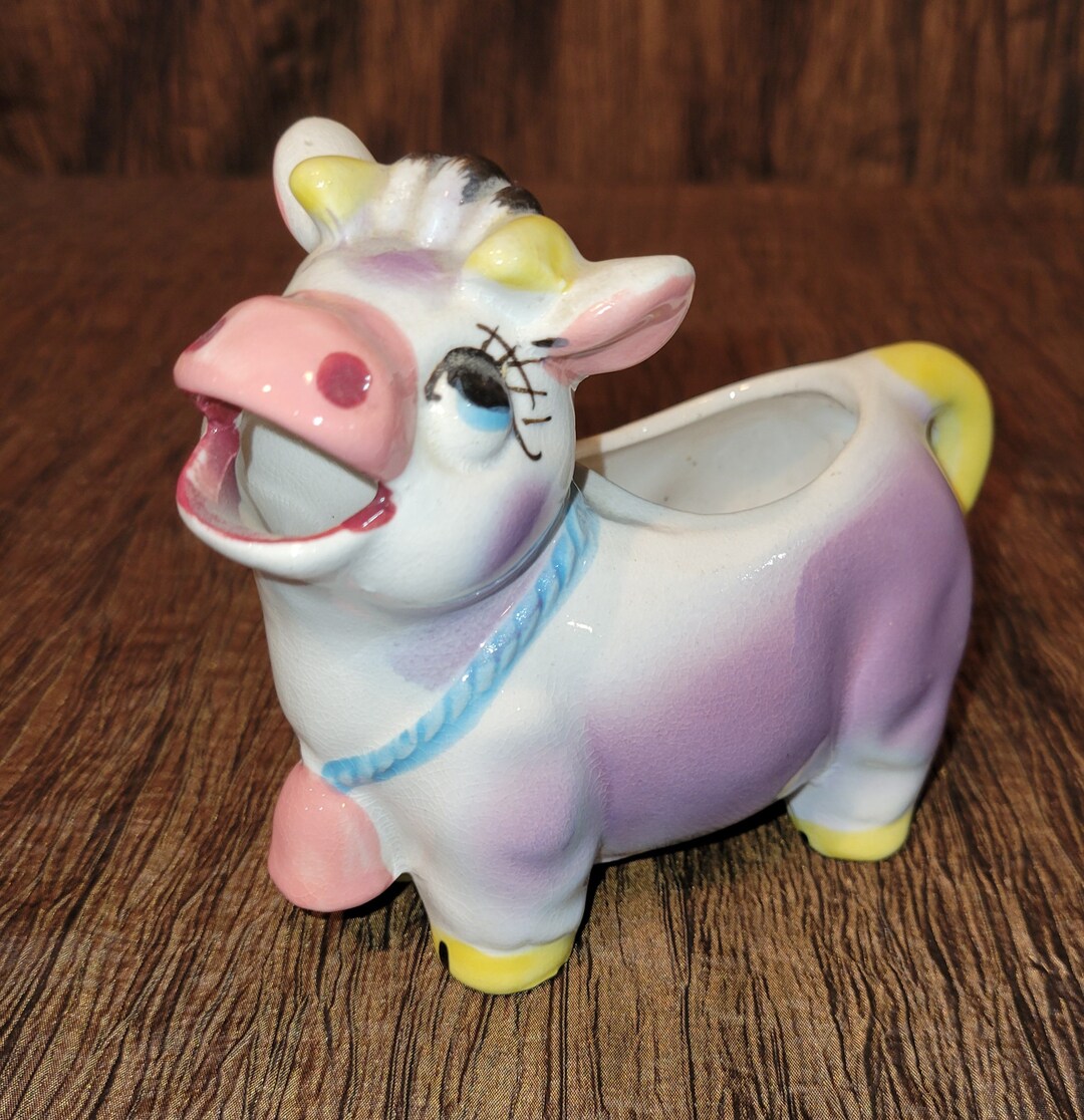 Vintage Purple Cow Creamer, Made in Japan - Etsy