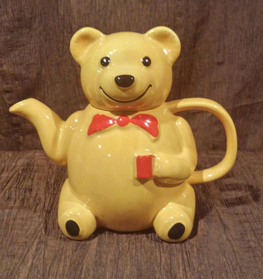 Price & Kensington Vintage Teddy Bear Teapot - Etsy